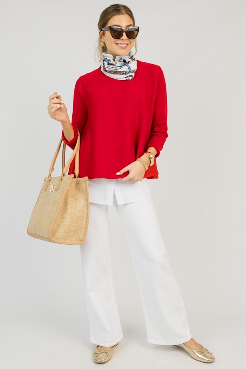 Essential Layering Top, White - New Arrivals - The Blue Door Boutique