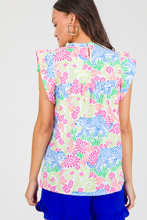 Jade Top, Leopard Lounge - New Arrivals - The Blue Door Boutique