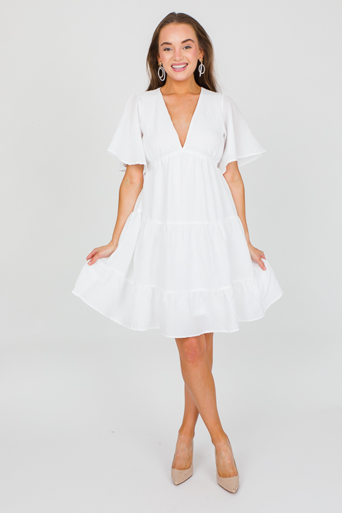My Maria Dress, Off White - SALE - The Blue Door Boutique