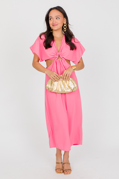 Love Triangle Midi, Pink - New Arrivals - The Blue Door Boutique