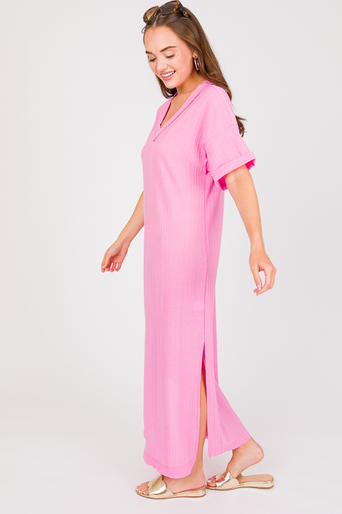 Rib Knit Maxi, Lt. Pink - SALE - The Blue Door Boutique