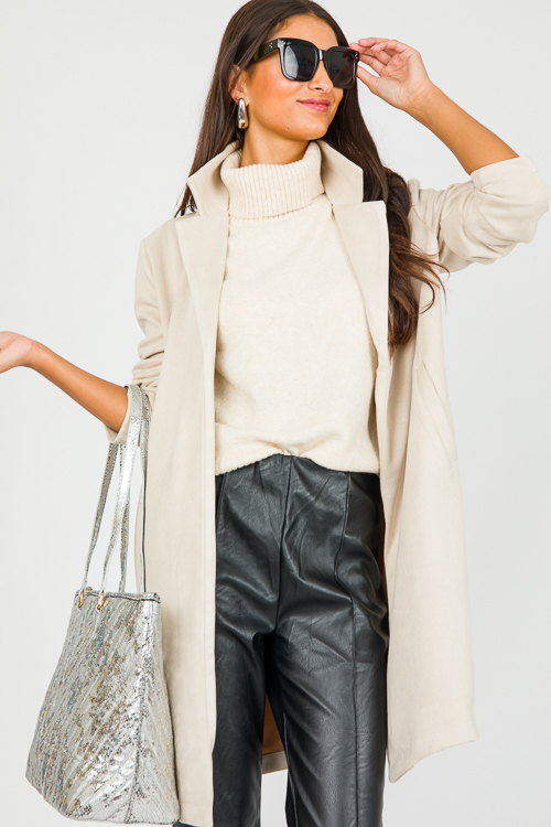 Illa Sleeveless Turtleneck, Cream - New Arrivals - The Blue Door Boutique