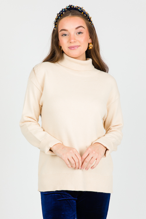 Reese Sweater, Natural - New Arrivals - The Blue Door Boutique