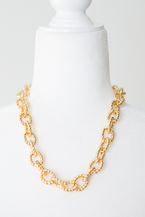 Rope Chain Necklace - Jewelry - Accessories - The Blue Door Boutique