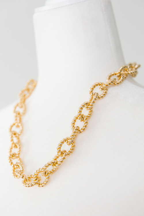 Rope Chain Necklace - Jewelry - Accessories - The Blue Door Boutique