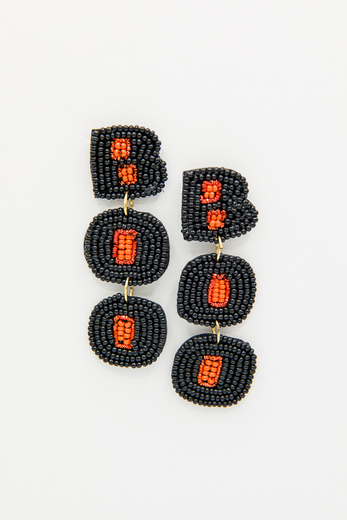 BOO Earrings - Jewelry - Accessories - The Blue Door Boutique