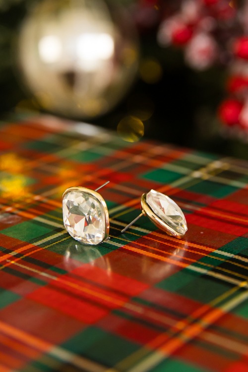 Crystal Studs - Accessories - The Blue Door Boutique