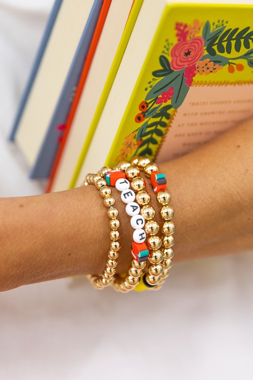 Back To School Bracelets - New Arrivals - The Blue Door Boutique