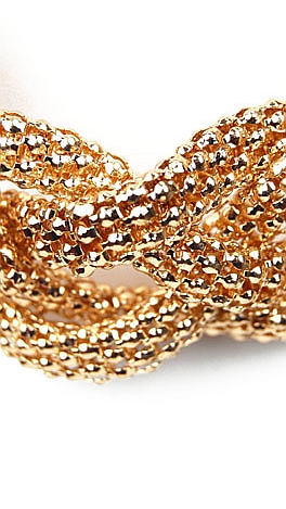 Braided Coil Necklace - Accessories - The Blue Door Boutique