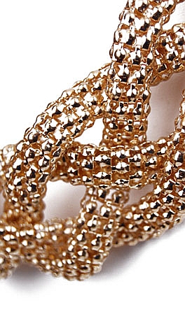 Braided Coil Necklace - Accessories - The Blue Door Boutique