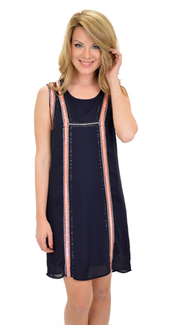 The Silver Lining Dress - Dresses - The Blue Door Boutique