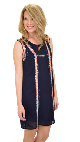 The Silver Lining Dress - Dresses - The Blue Door Boutique