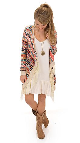 Party Pop Cardigan - Tops - The Blue Door Boutique