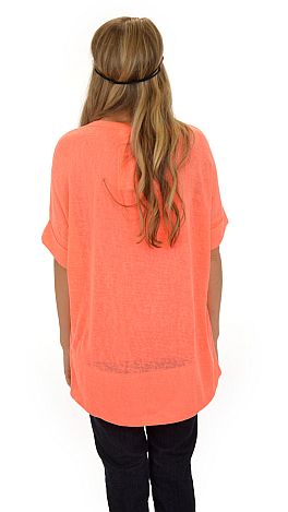 My Crew Tee, Neon - Tops - The Blue Door Boutique