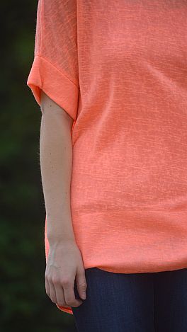 My Crew Tee, Neon - Tops - The Blue Door Boutique