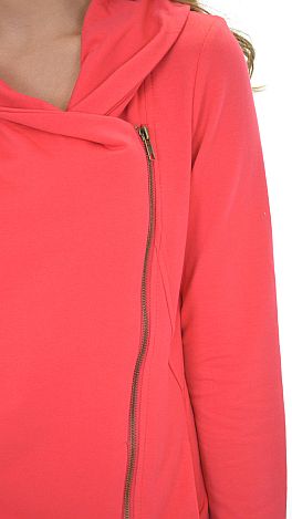 Weekender Jacket, Coral - The Blue Door Boutique
