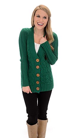 Woodland Cardigan - Tops - The Blue Door Boutique