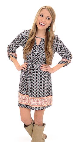 Tree Falling Dress - Dresses - The Blue Door Boutique