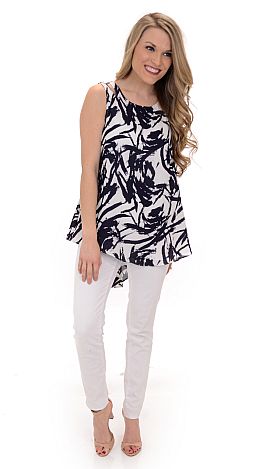 Ready Set Flow Top - SALE - The Blue Door Boutique