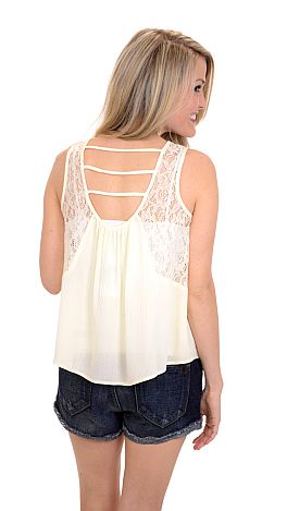Bandit Lace Tank - SALE - The Blue Door Boutique