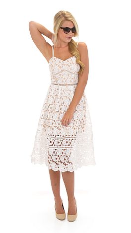 Cathy May Crochet Dress - The Blue Door Boutique