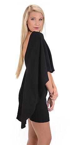 Cape Back Dress - SALE - The Blue Door Boutique