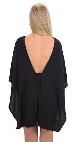 Cape Back Dress - SALE - The Blue Door Boutique
