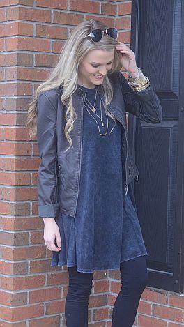 Weathered Away Tunic, Black - Dresses - The Blue Door Boutique