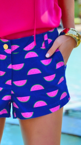 Classic Shorts, Watermelon - Bottoms - The Blue Door Boutique