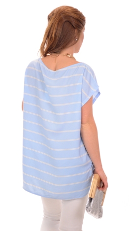 Set Sail Boxy Top - Tops - The Blue Door Boutique