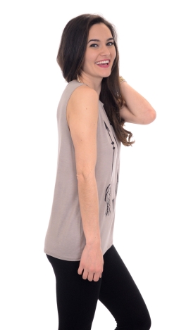 2 Way Arrow Tank :: Tops :: The Blue Door Boutique
