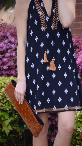 Wheat Wave Dress - SALE - The Blue Door Boutique