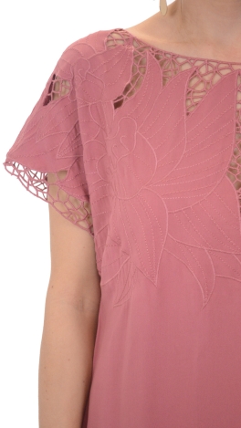 Floral Mesh Frock - Dresses w/ Sleeves - Dresses - The Blue Door Boutique