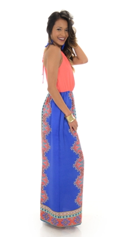 Aztec Runway Maxi - SALE - The Blue Door Boutique