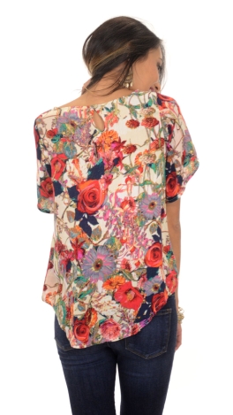 Petal Perfect Top - Tops - The Blue Door Boutique