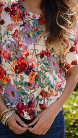 Petal Perfect Top - Tops - The Blue Door Boutique