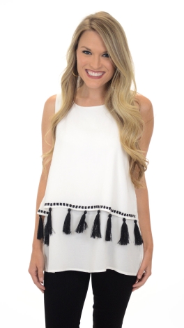 Wit and Whimsy Tank - Tops - The Blue Door Boutique