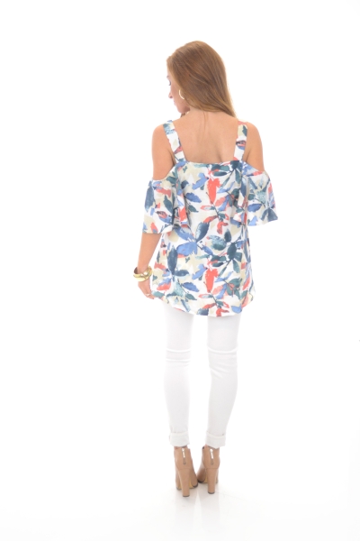 Summer Moon Top - Off Shoulder - Tops - The Blue Door Boutique