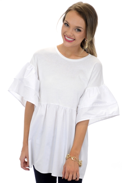 Just Darling Tunic - Short Sleeve & Sleeveless - Tops - The Blue Door ...