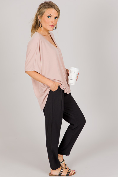 Luke Pants, Black - Pants & Leggings - Bottoms - The Blue Door Boutique