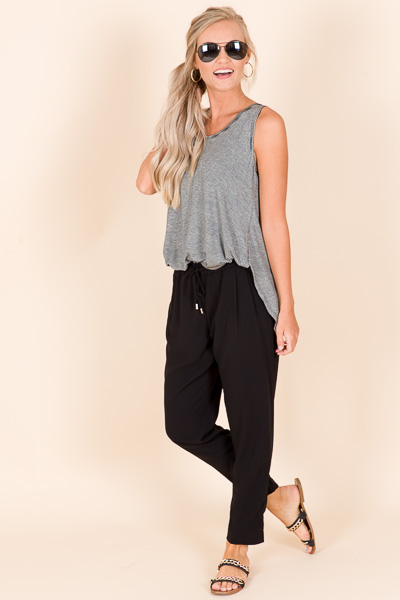 Luke Pants, Black - Pants & Leggings - Bottoms - The Blue Door Boutique