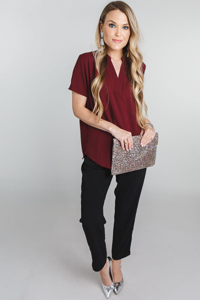 Luke Pants, Black - Pants & Leggings - Bottoms - The Blue Door Boutique