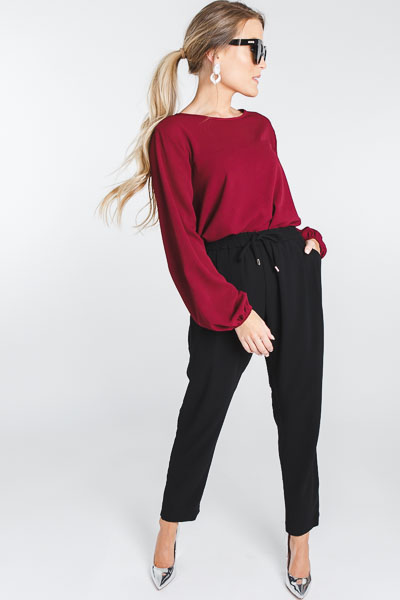 Luke Pants, Black - Pants & Leggings - Bottoms - The Blue Door Boutique