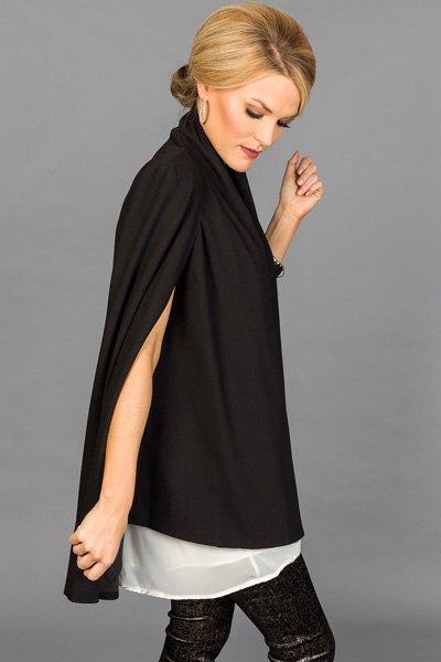 Cape Back Vest - Jackets / Coats / Vests / Blazers - Tops - The Blue ...