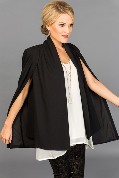 Cape Back Vest - Jackets / Coats / Vests / Blazers - Tops - The Blue ...