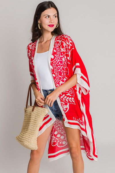 Red Rum Wrap - The Blue Door Boutique