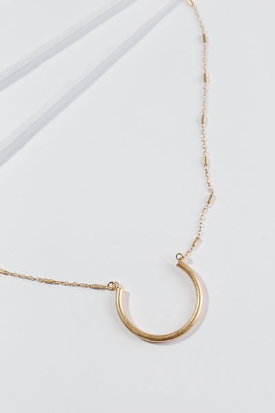 Matte Moon Long Neck - Accessories - The Blue Door Boutique