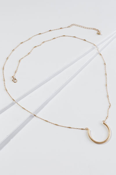 Matte Moon Long Neck - Accessories - The Blue Door Boutique