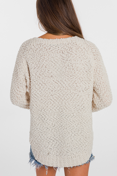 Hollywood Star Popcorn Sweater - Comfy - The Blue Door Boutique