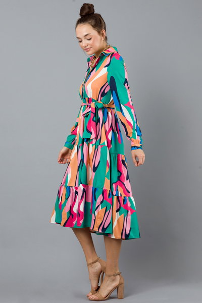 Mod Squad Midi - Dresses - The Blue Door Boutique